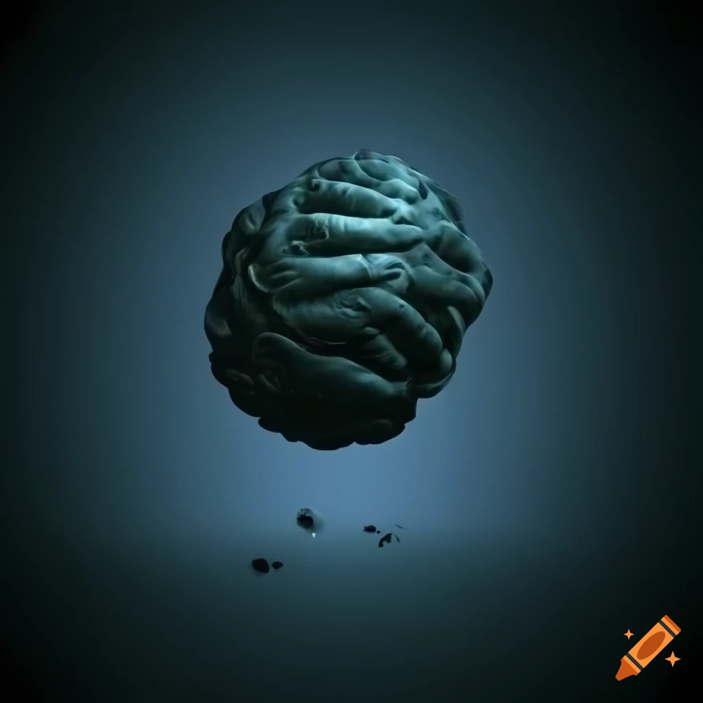 Abstract representation of pain on Craiyon