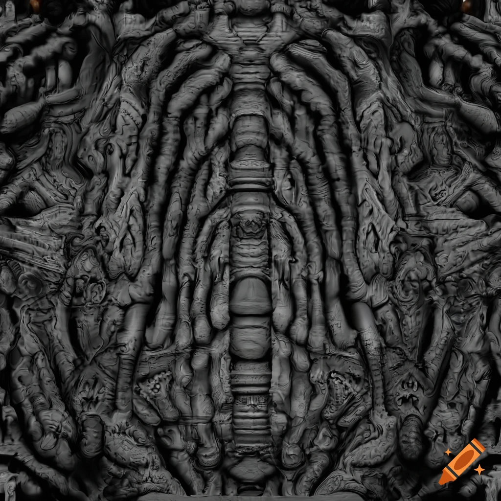 Seamless grayscale alpha map texture with rib pattern