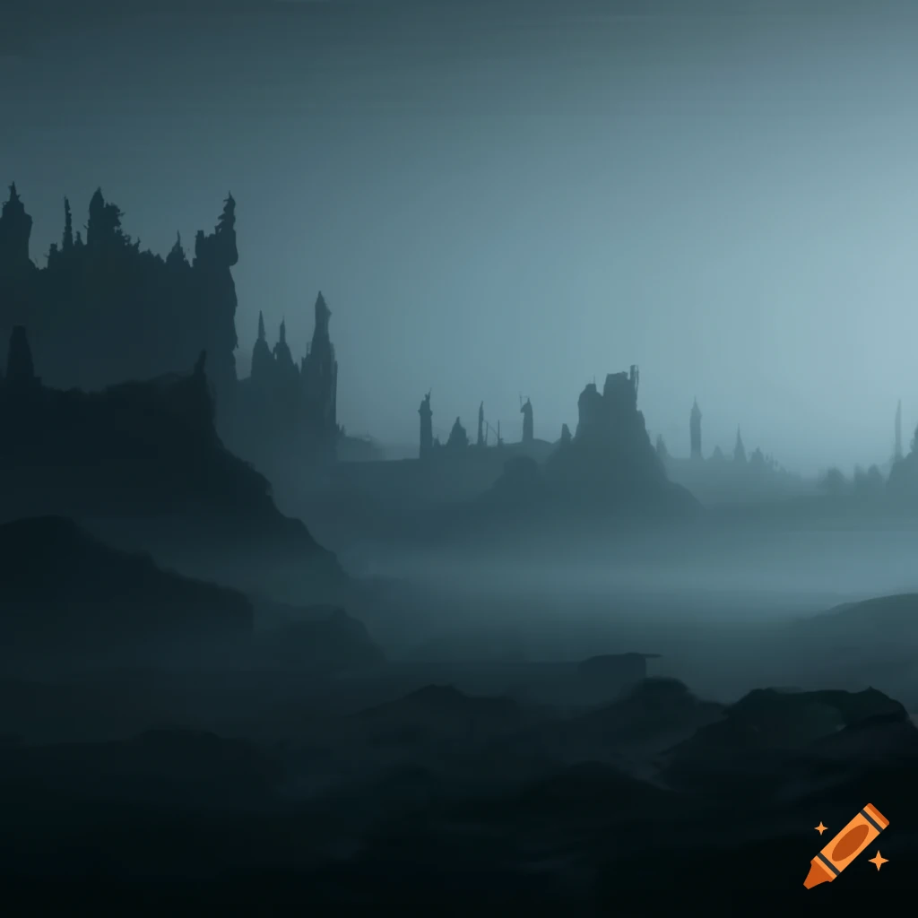 Dark and mysterious surreal and abstract 8k visuals on Craiyon