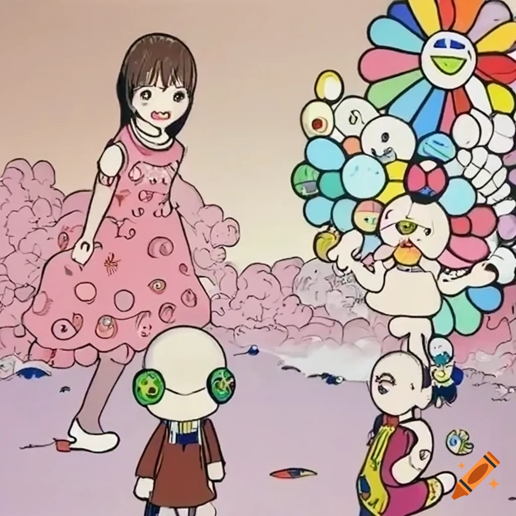 Collaborative artwork featuring la primavera by multiple artists