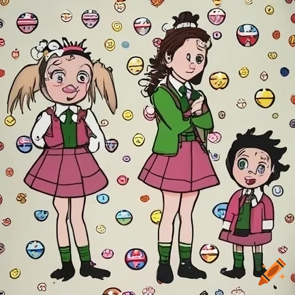 Collaborative artwork by derry girls artists on Craiyon