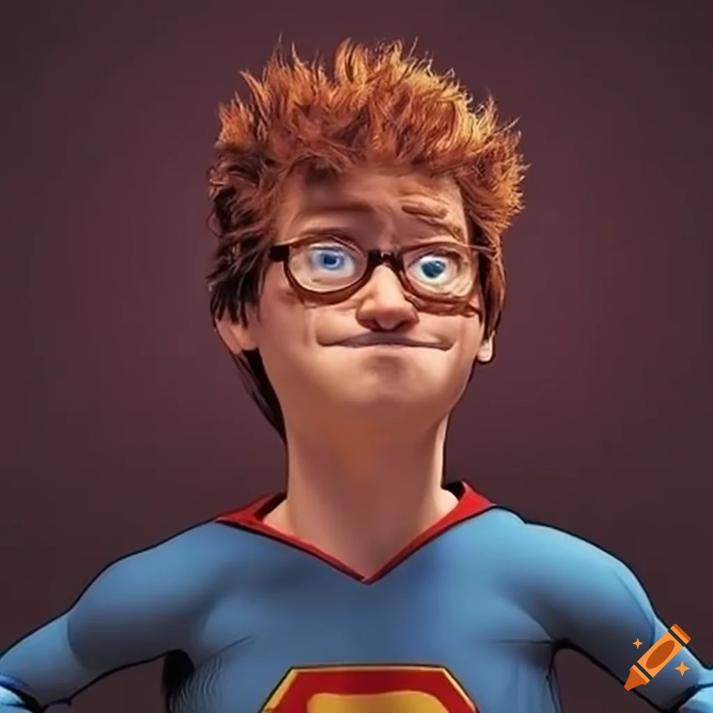 Friendly and humorous superhero named dave on Craiyon