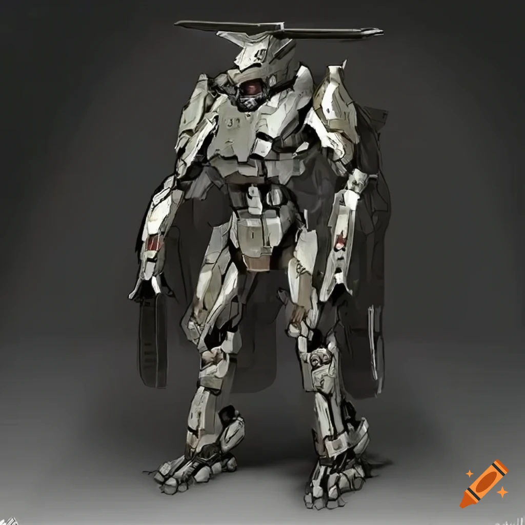 Chinese-inspired mecha design