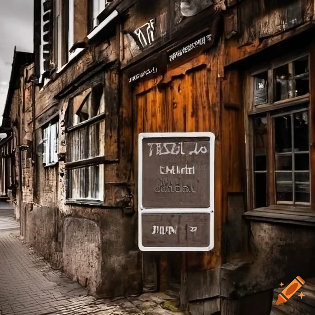 Rustic pub sign with the words 'the printer' on Craiyon