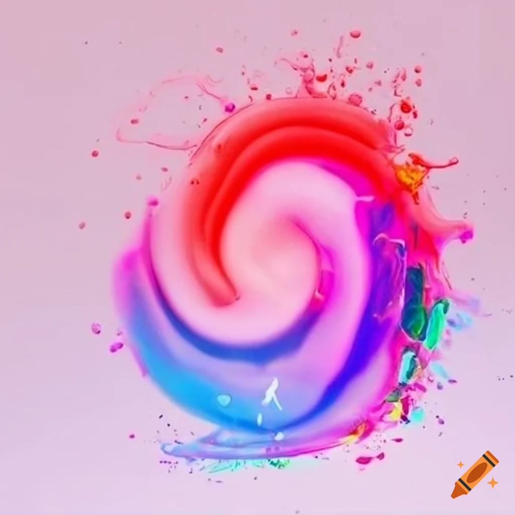 Neon splash with the name drizzy