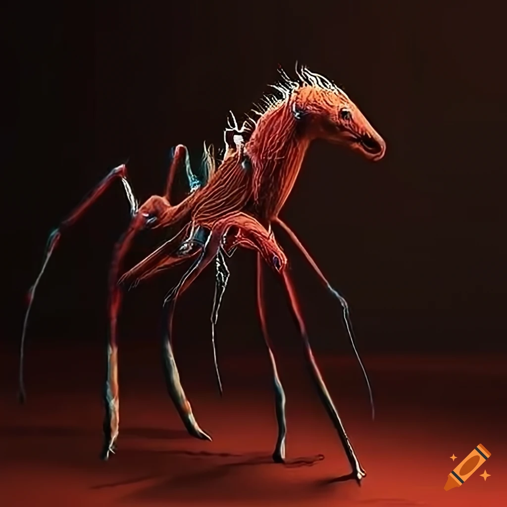 Image of a spider horse on Craiyon
