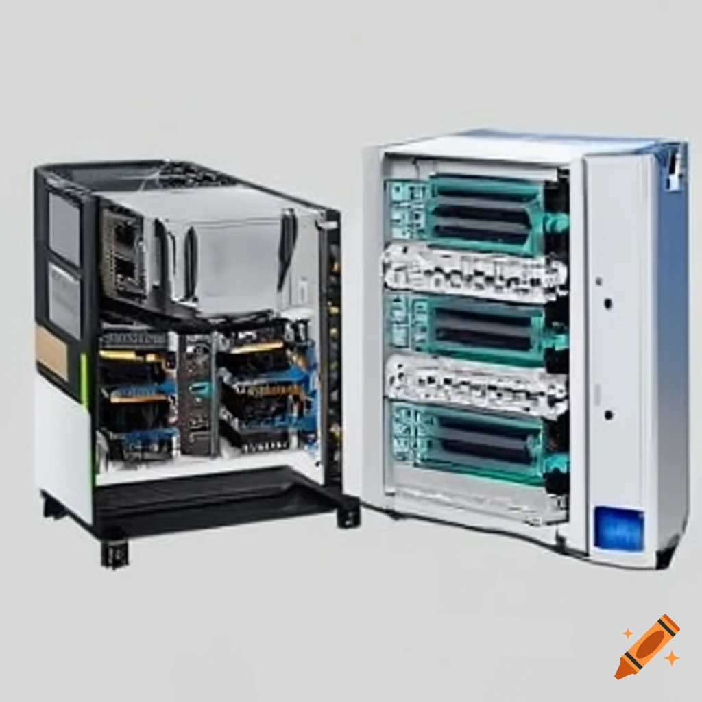 Showcase mini servers on Craiyon