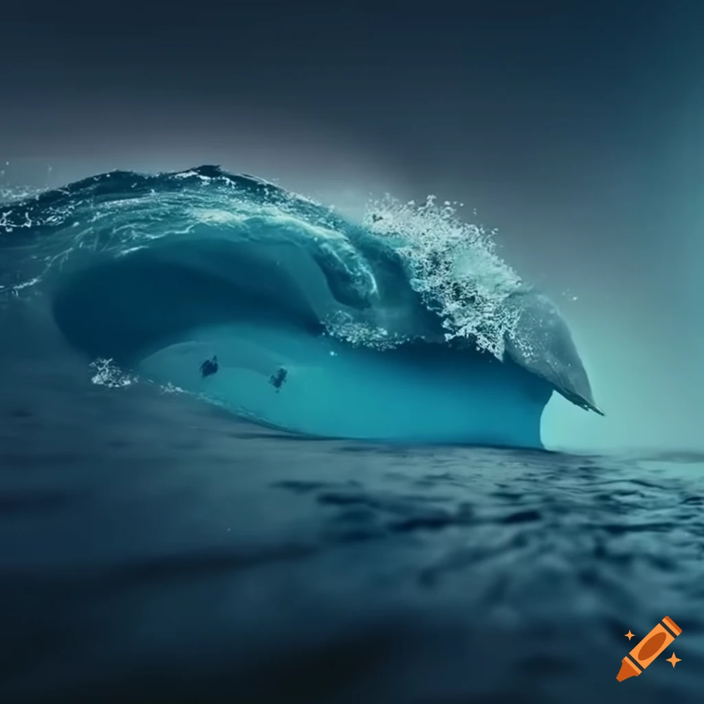 Image depicting the strength to withstand unending waves on Craiyon