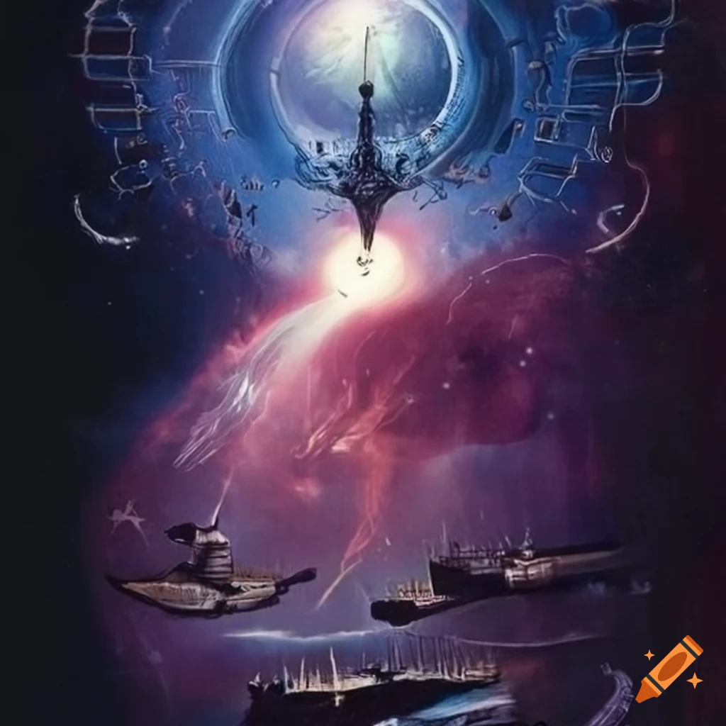Cover Art For A Science Fiction Novel On Craiyon cover-art-for-a-science-fiction-novel-on-craiyon