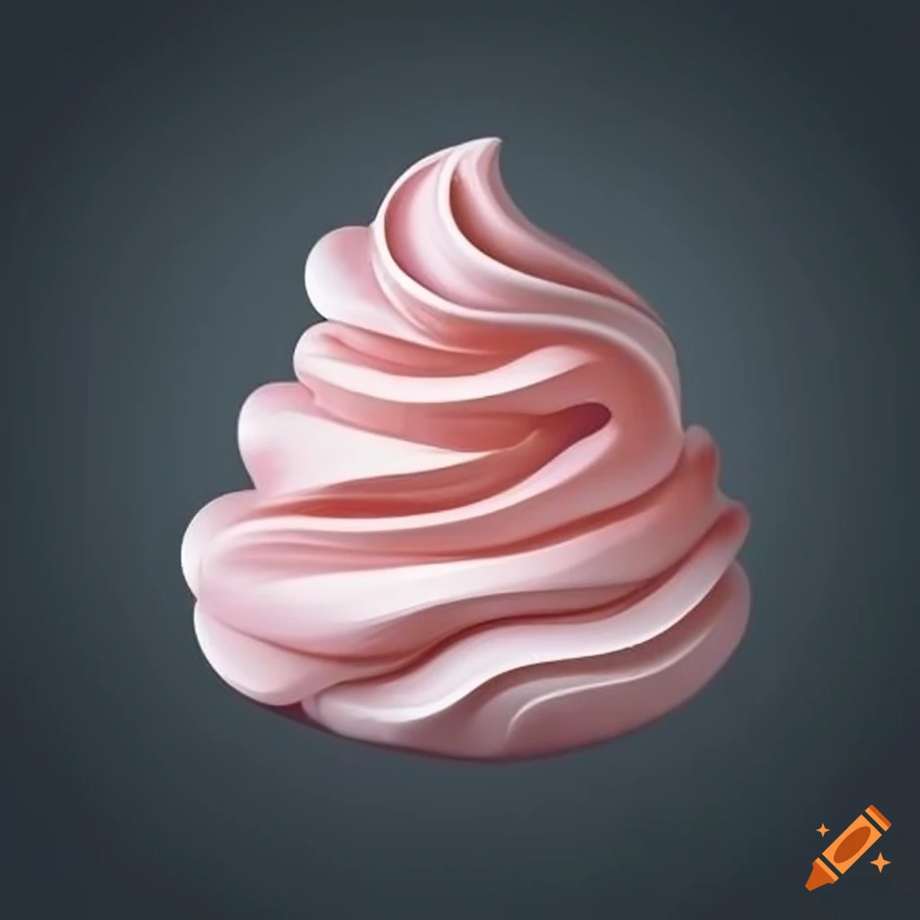 Whipped cream web button on Craiyon