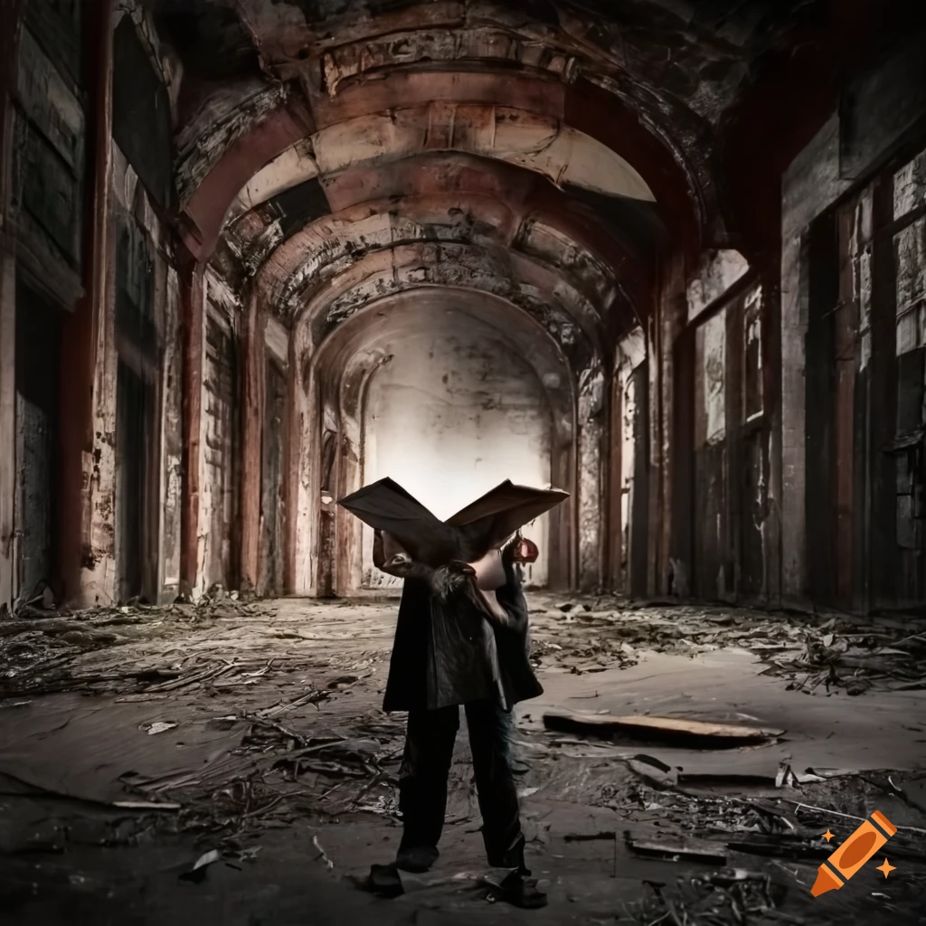 Man casting a spell with a magical book