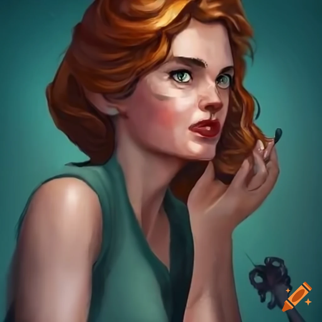 Image of april o'neil on Craiyon