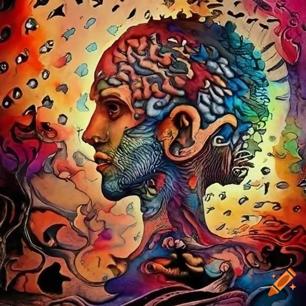 Mind-bending watercolor artwork inspired by mc escher on Craiyon