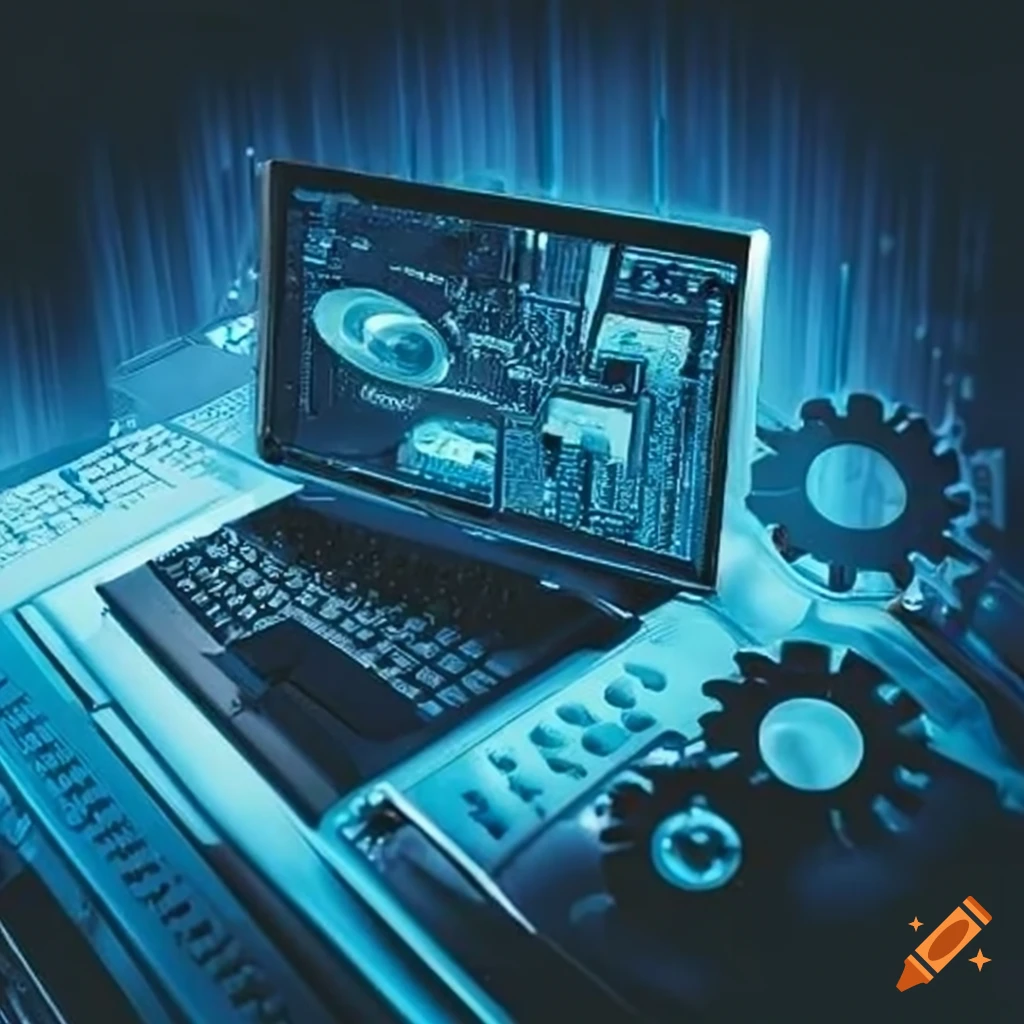 Computer maintenance for individuals on Craiyon