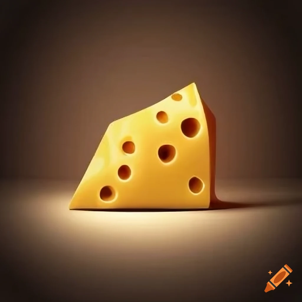 Cheese floating in space on Craiyon