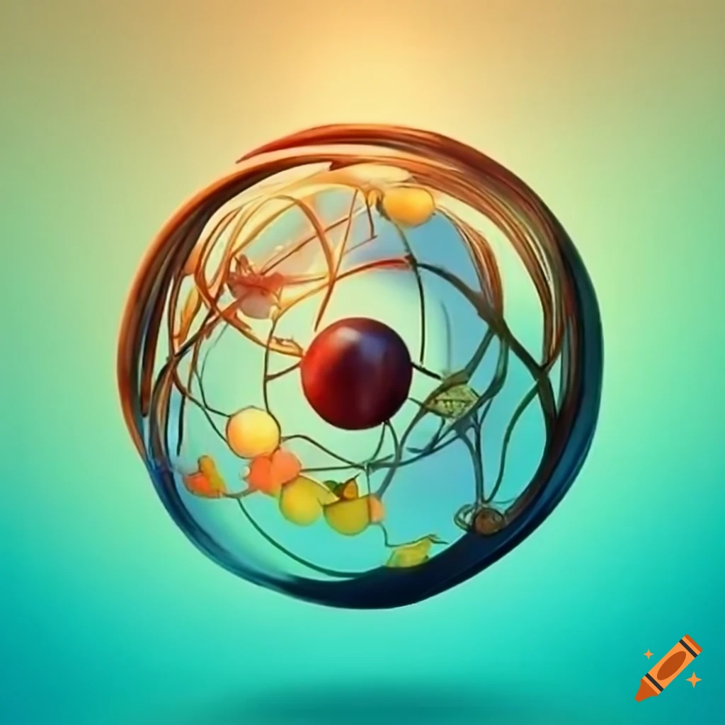 Illustration of the circle of life on Craiyon