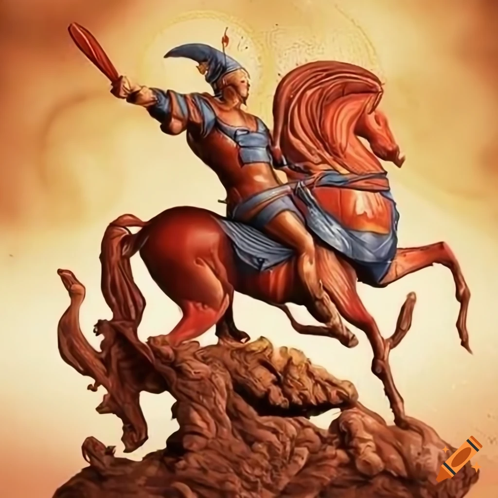Artwork of saint george on Craiyon