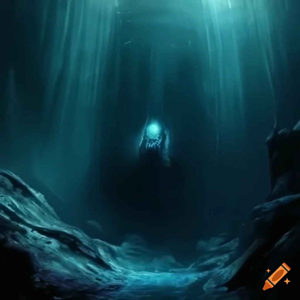 Abstract image representing the abyss on Craiyon