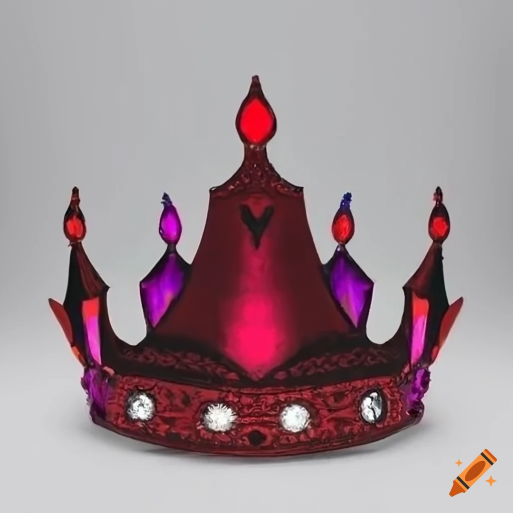 Symbolic evil crown artwork