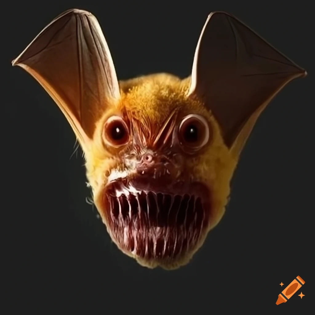 Gene-spliced flying bat fish hybrid on Craiyon