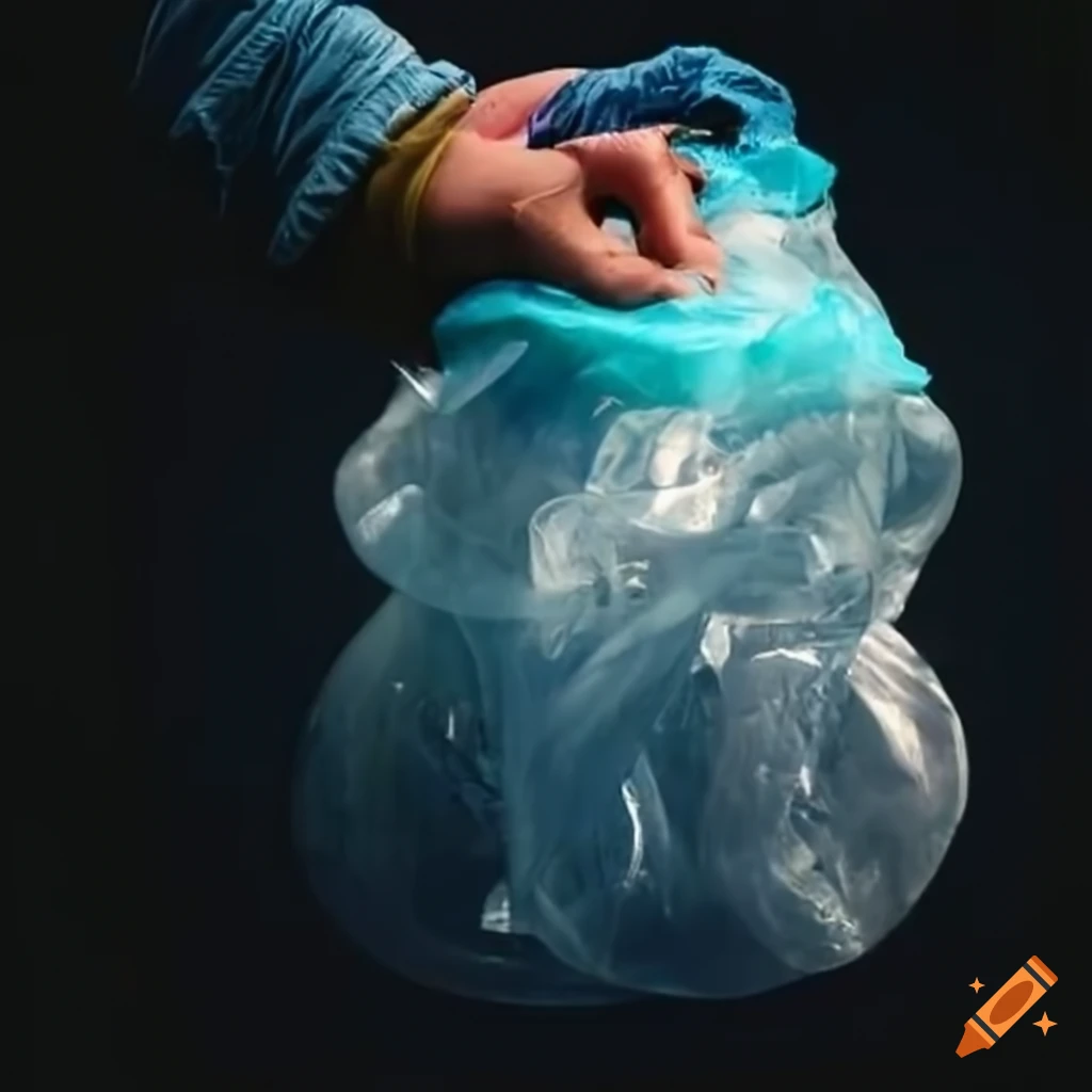 Image representing the fight against plastic on Craiyon