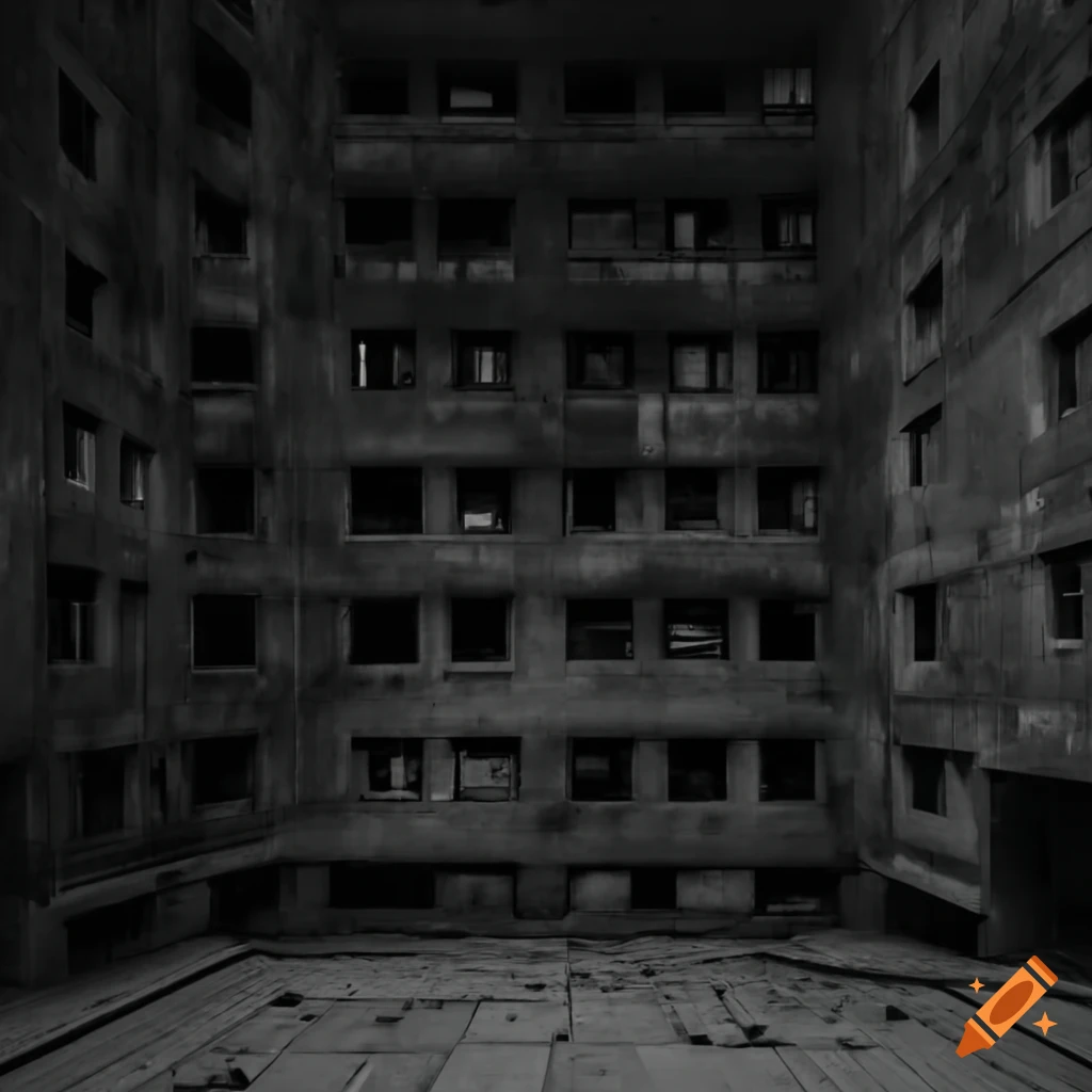 Image of a vast concrete megastructure on Craiyon