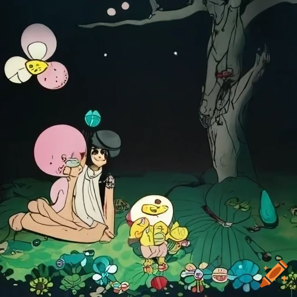 Collaborative artwork featuring La Primavera by multiple artists on Craiyon