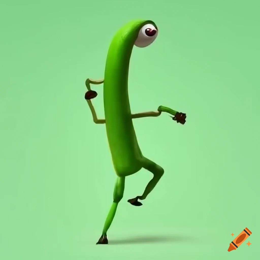 Cartoon Bean Jogging Background Green CleanPNG / KissPNG