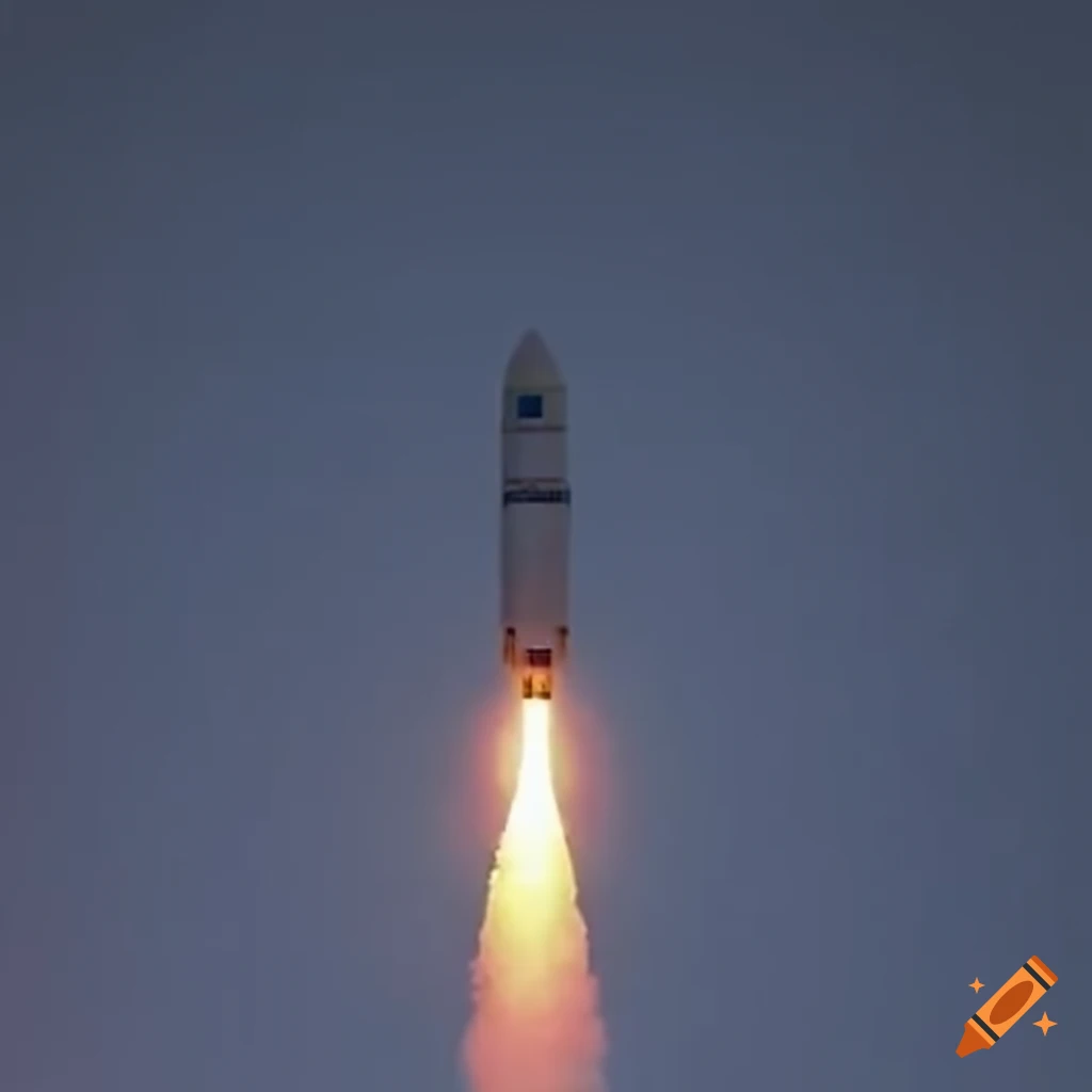 Isro rocket launching from sriharikota, india on Craiyon