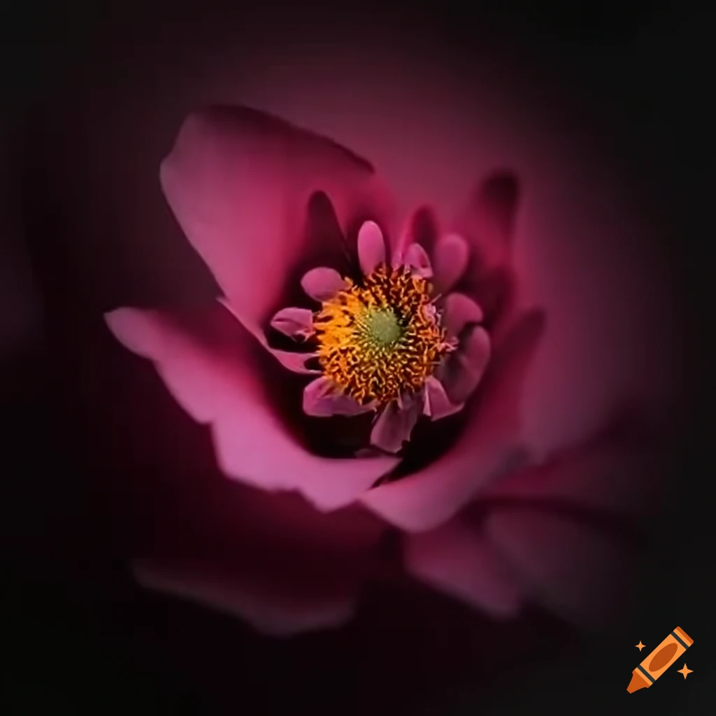 Flowers in the night sky on Craiyon