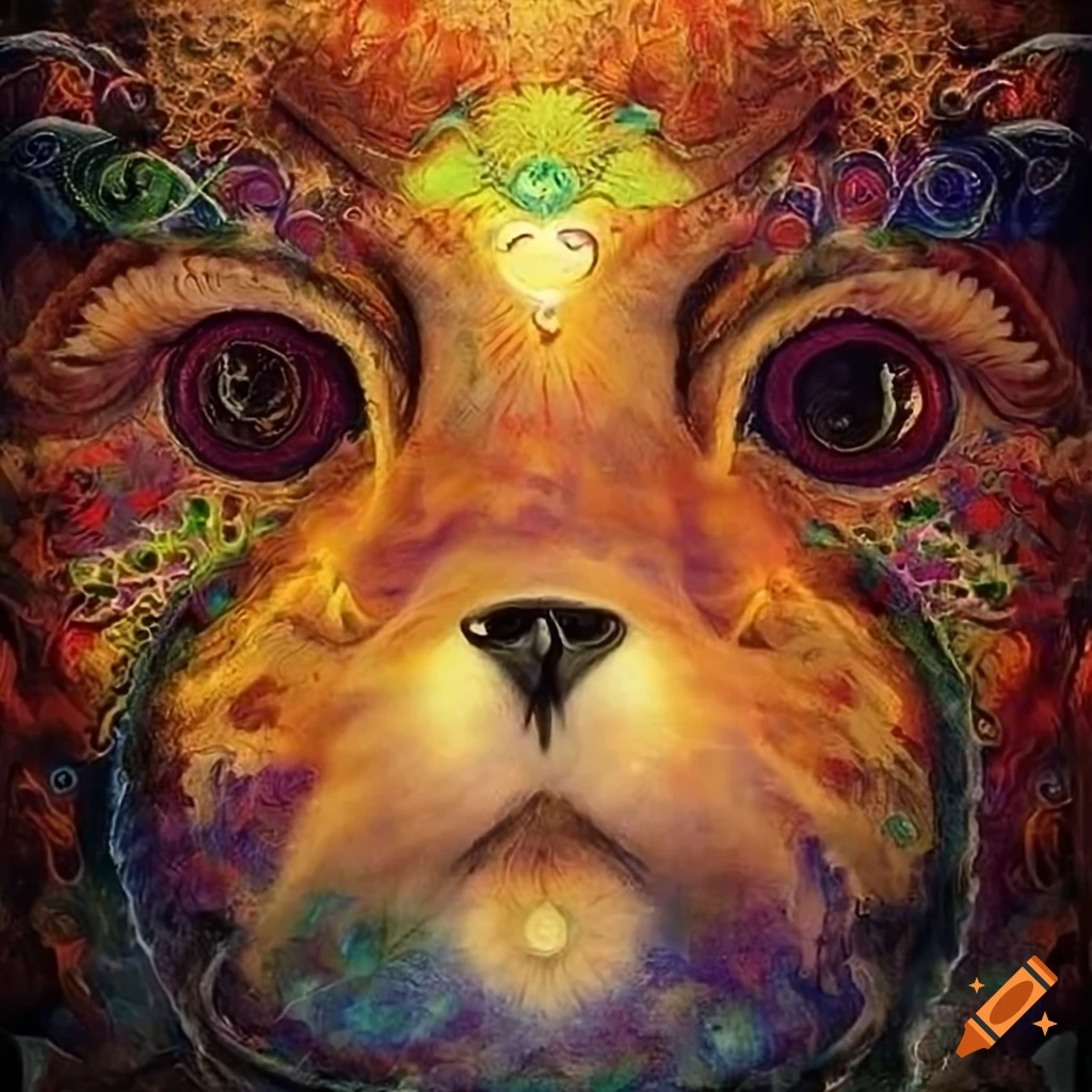 Visionary artwork with a shamanic theme on Craiyon