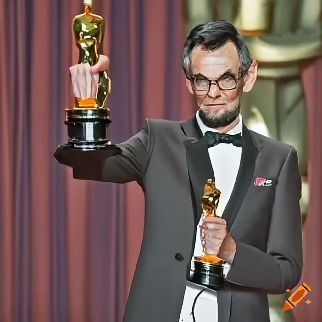 Prince charles receiving an oscar on Craiyon