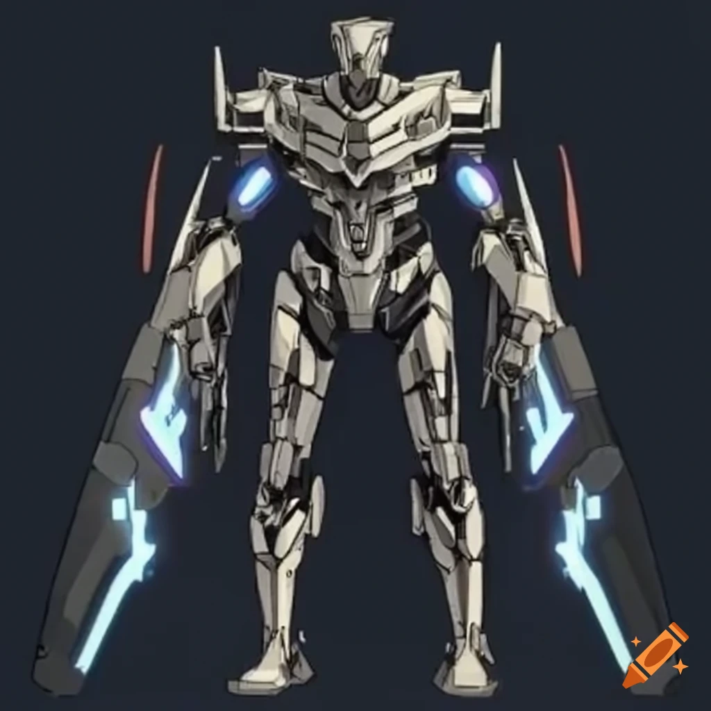 Superhero-inspired mecha design on Craiyon