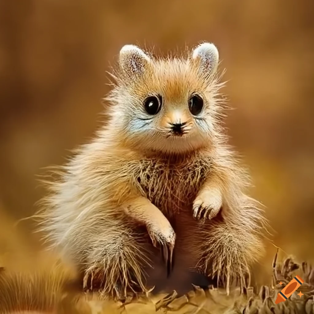 Cute furball image on Craiyon