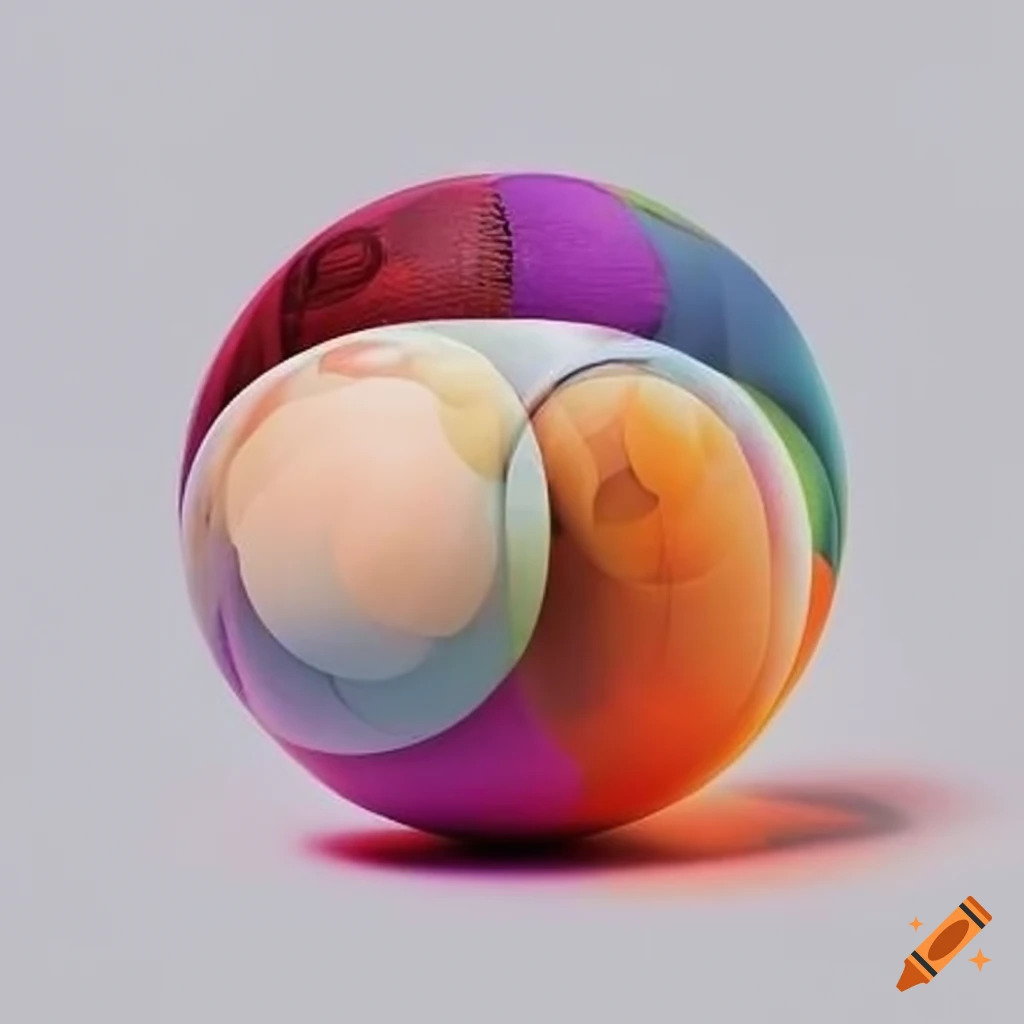 Various ball designs in one image on Craiyon