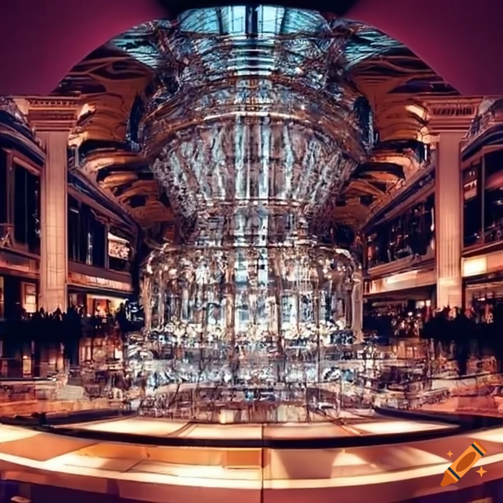Crystal mall interior
