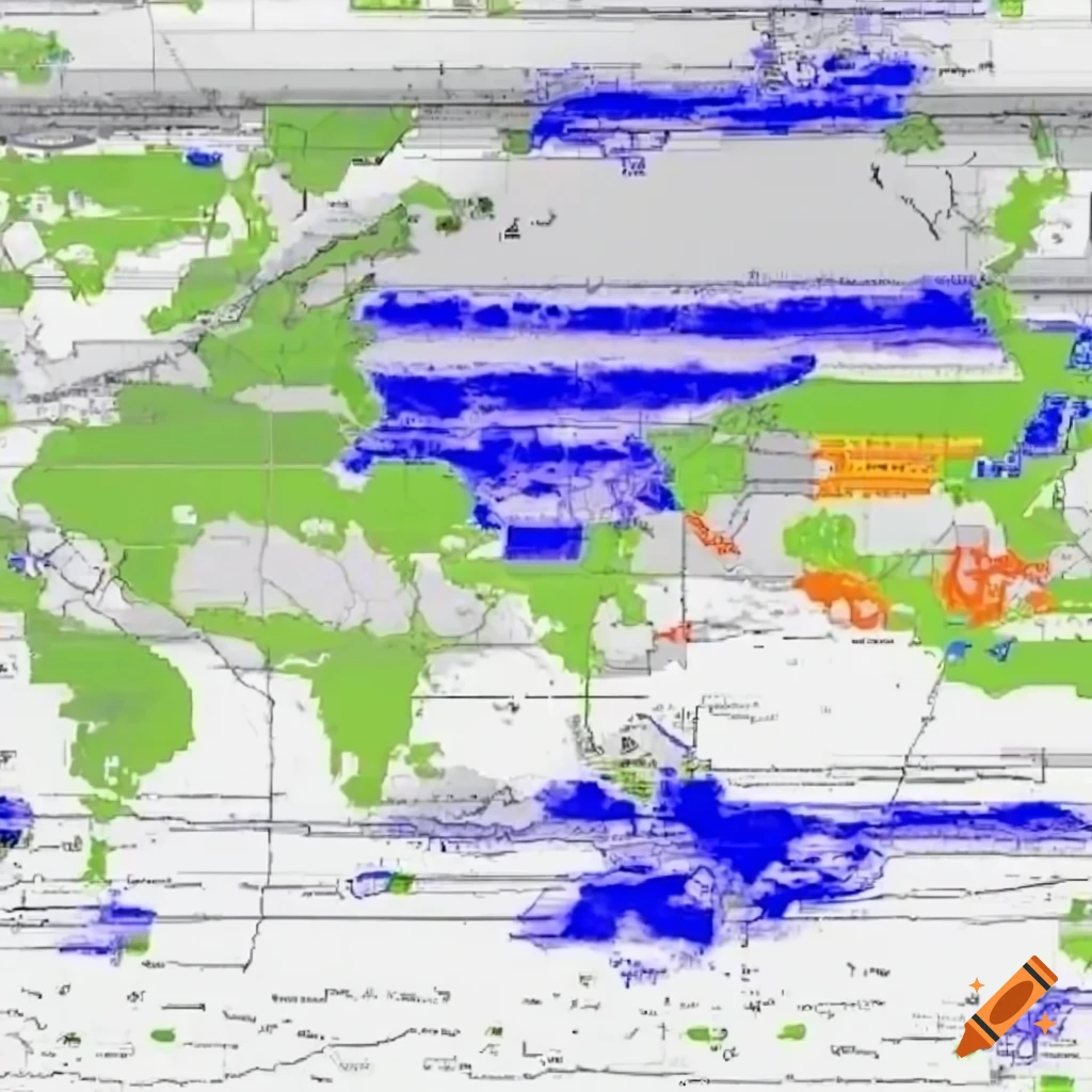 Illustration of a ship navigating with weather routing algorithm on Craiyon