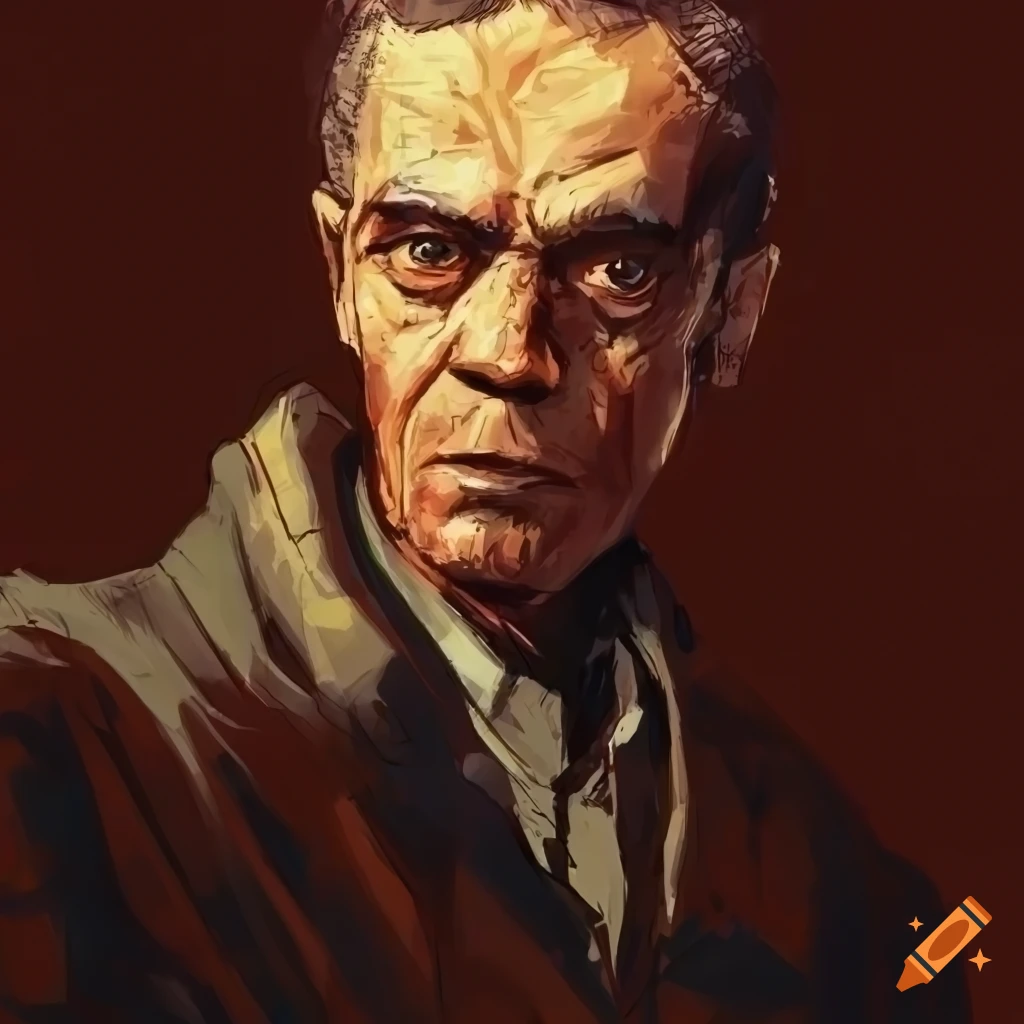 Portrait of barney fife by yoji shinkawa on Craiyon