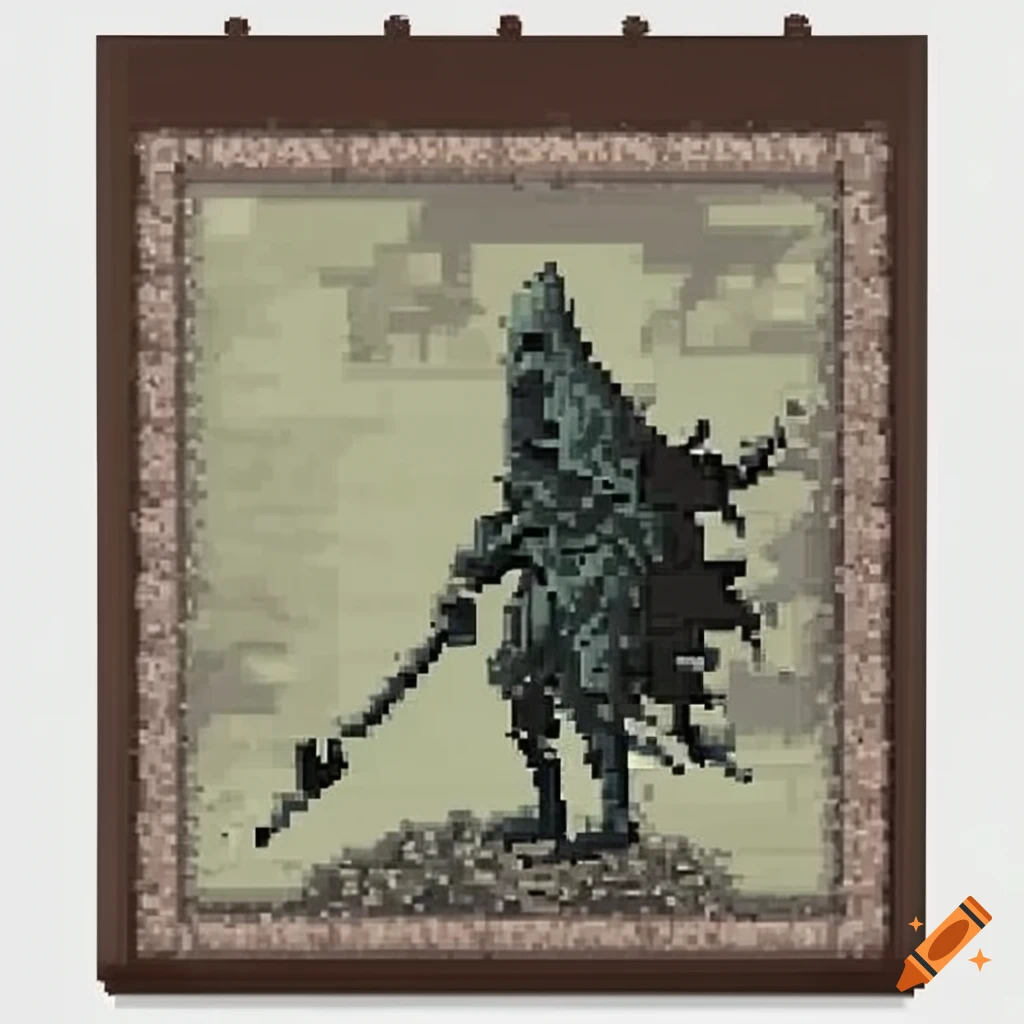 pixel art elden ring on Craiyon