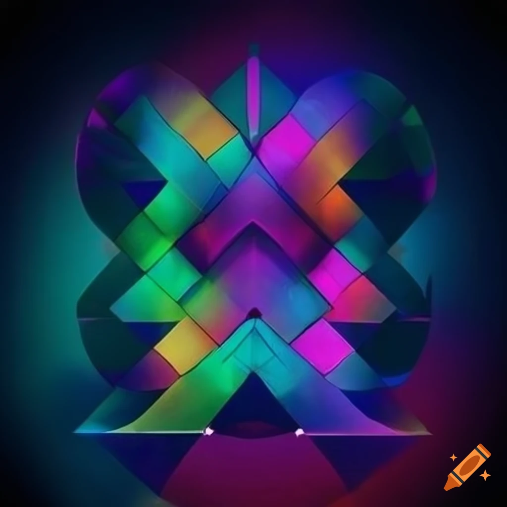 poster-art-with-geometric-shapes-on-craiyon