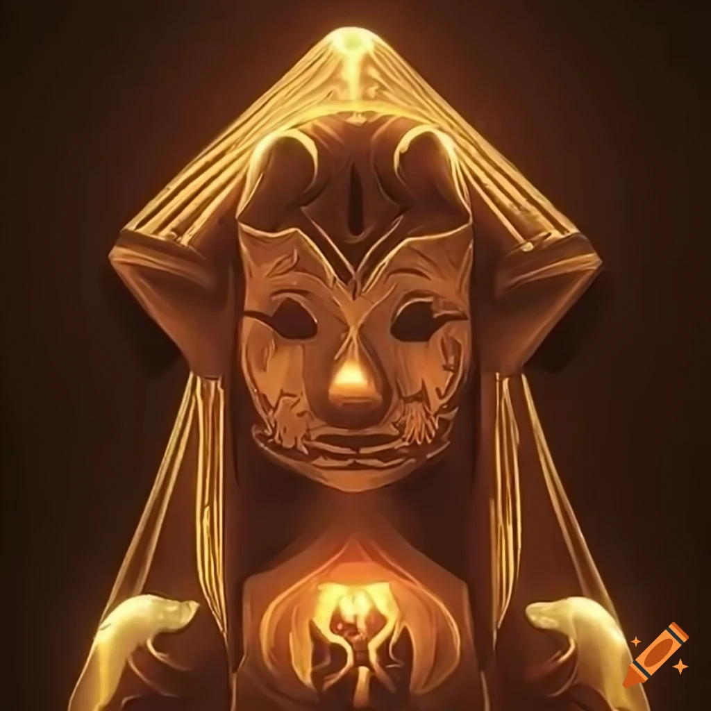 Zelda game with voluminous shimmering light on Craiyon