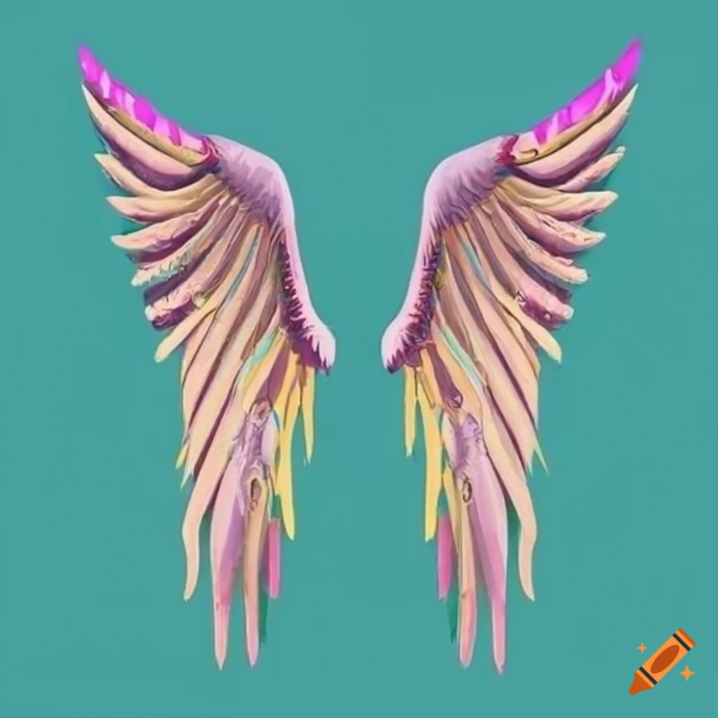 Mexican heritage celebration with angel wings on Craiyon