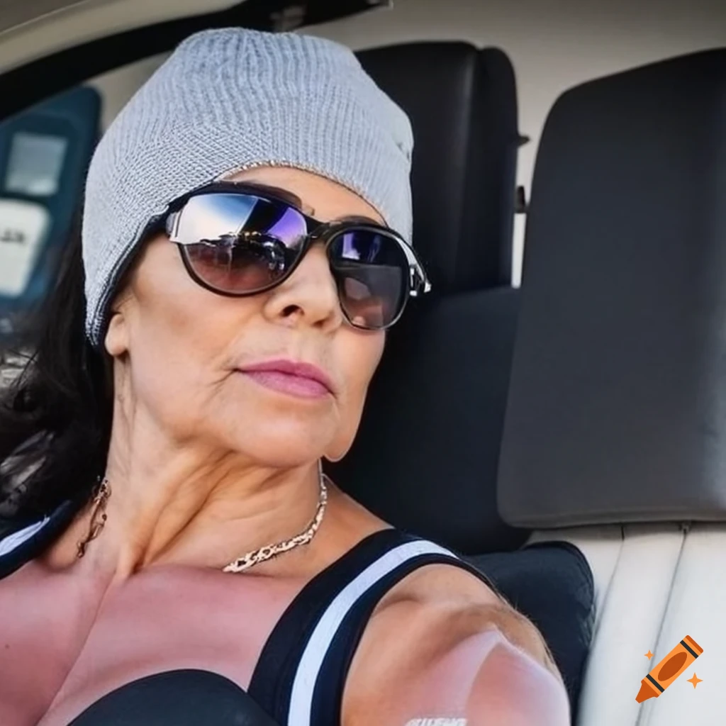 Award-winning photorealistic image of a muscular woman bodybuilder on ...