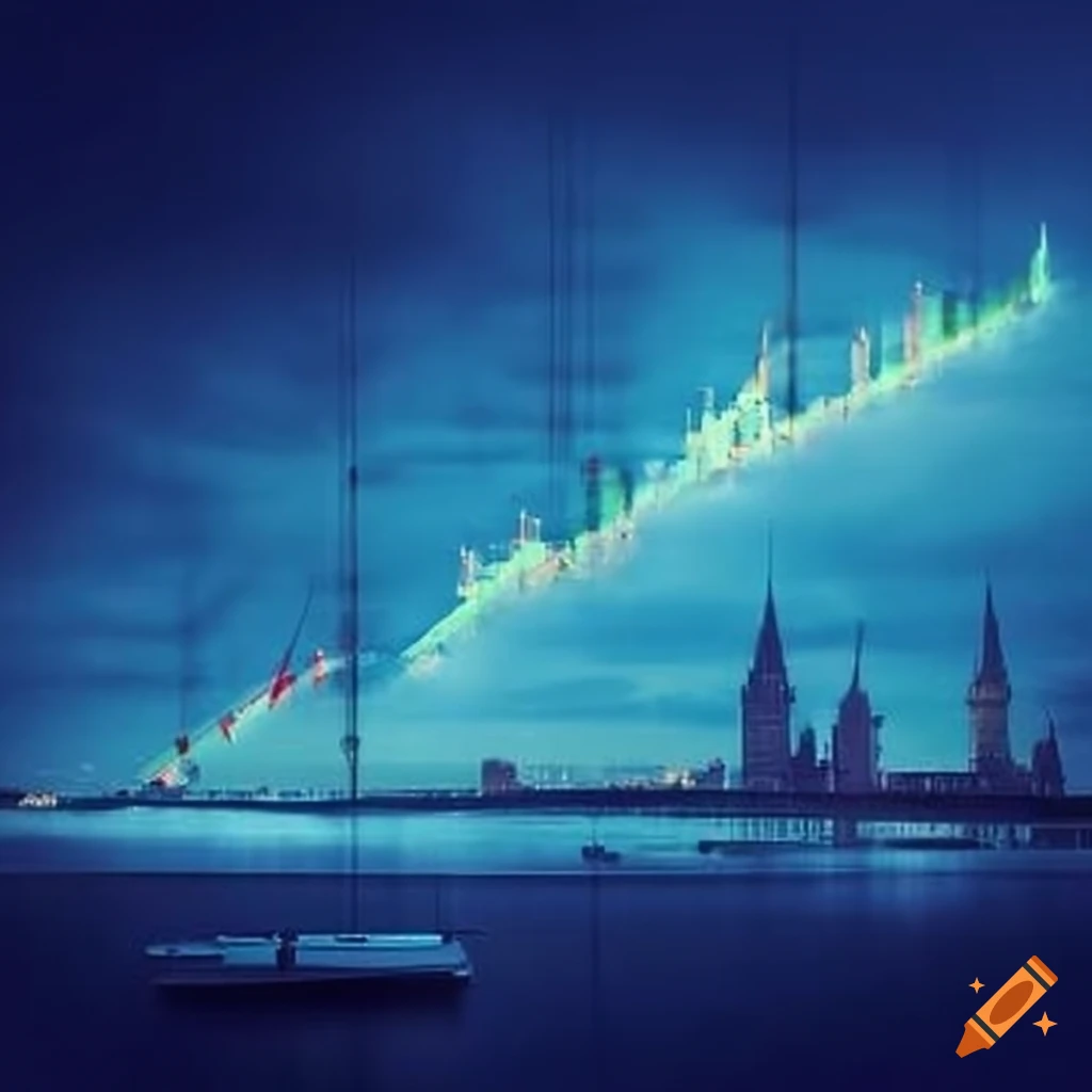 Math graphs fading in the london sky on Craiyon