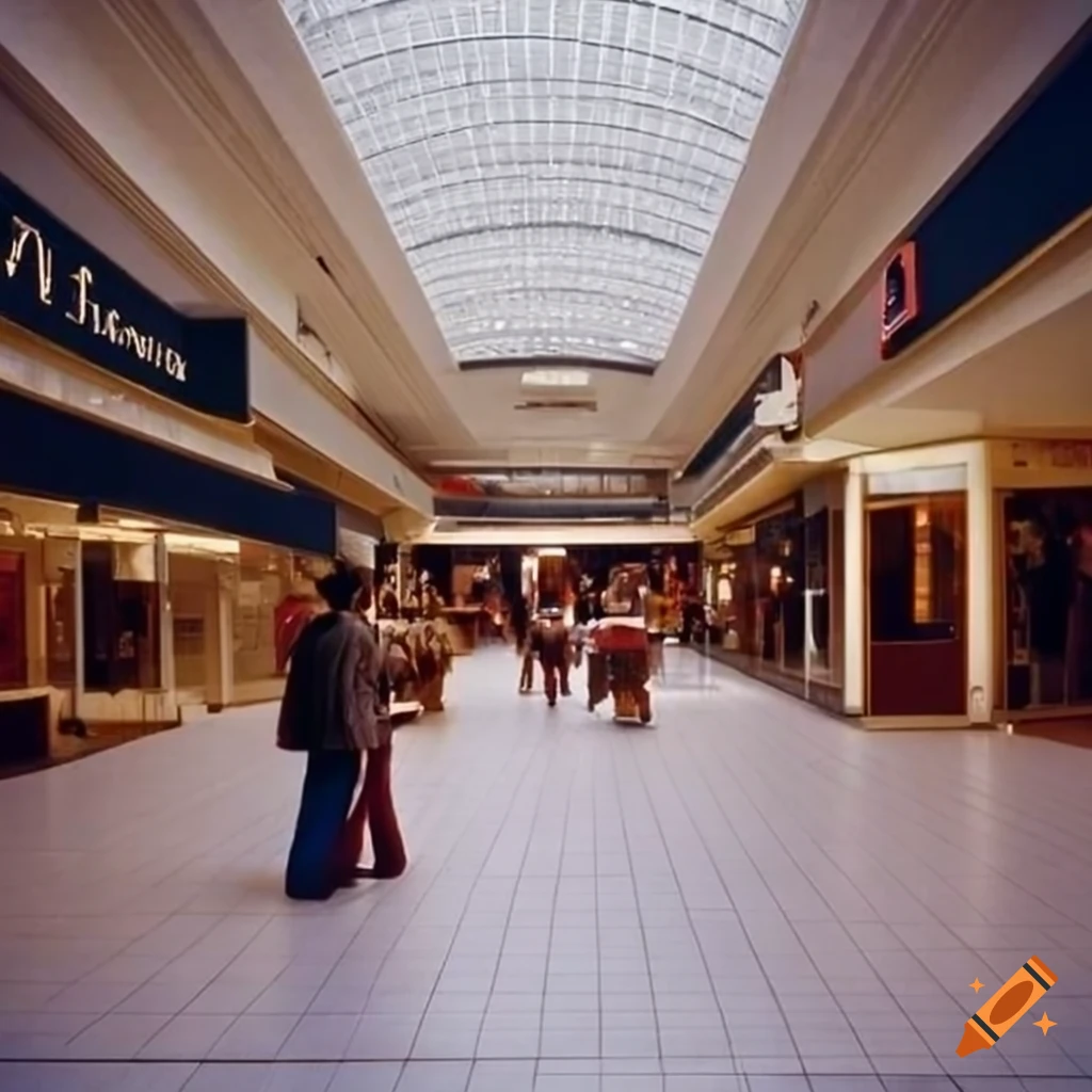 1980's shopping mall in the U.S on Craiyon
