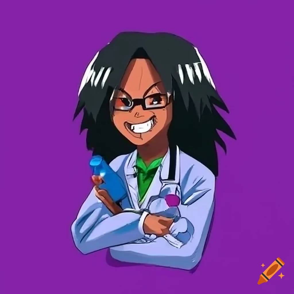 Portrait of a young kenyan scientist on Craiyon