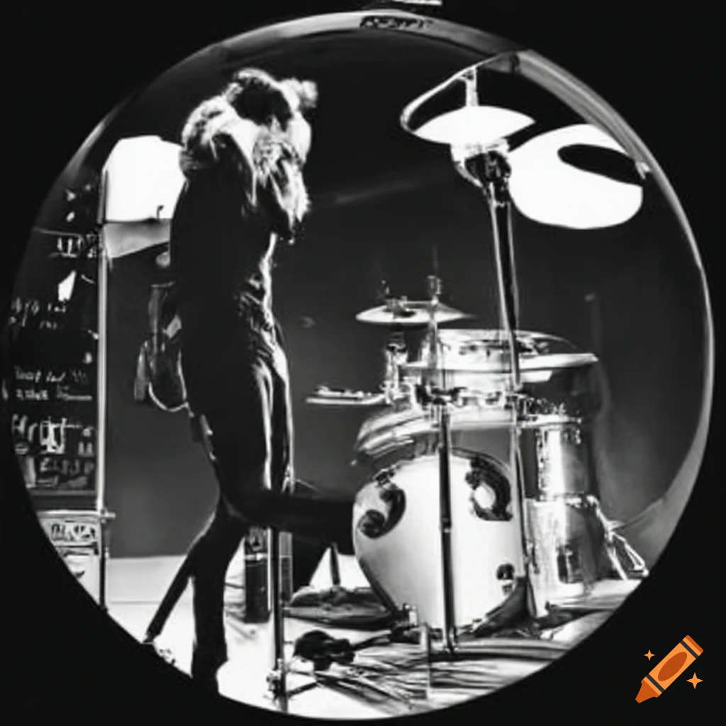 Eric roberts in karate attire playing triangle drums on Craiyon