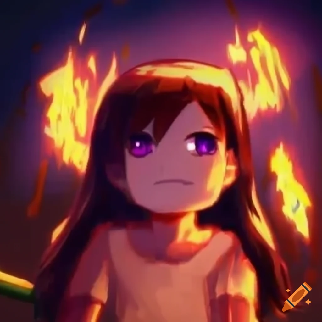 Minecraft demo mode screenshot on Craiyon