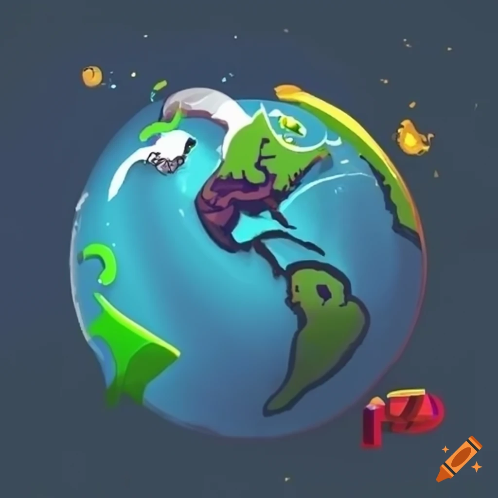 Logo for global genius challenge gameshow