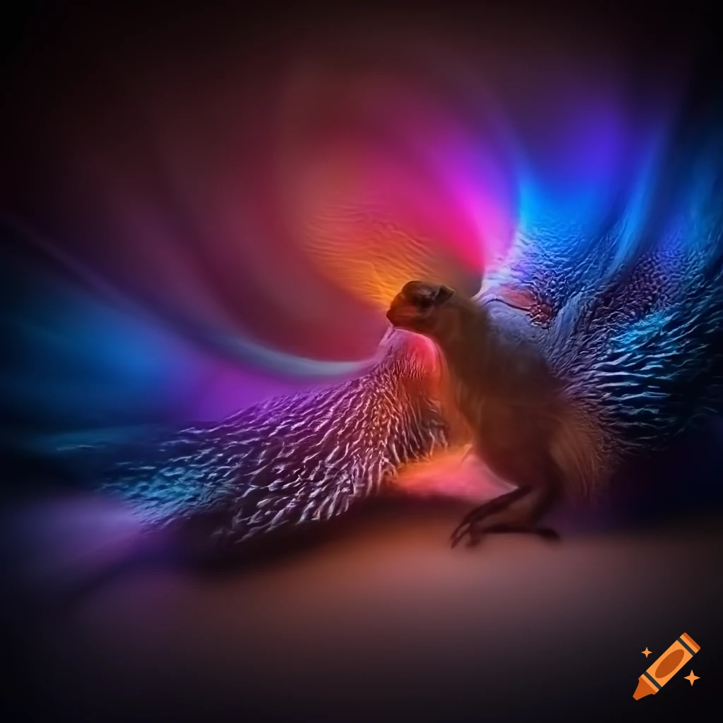 Graphic design artwork on Craiyon